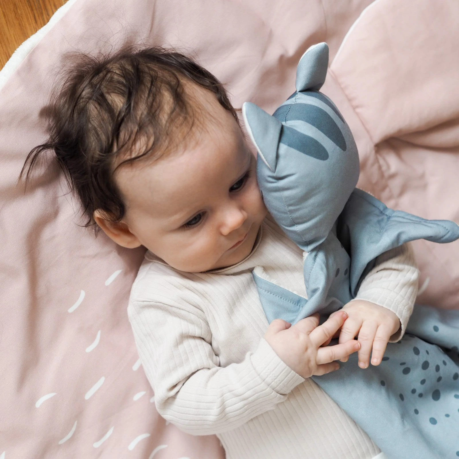 Jucărie păturică de alint Pisicuță Ababu | Citrina